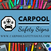 Custom Carpool Lane Signs for School Pickup & Car Rider Signs – Moore ...