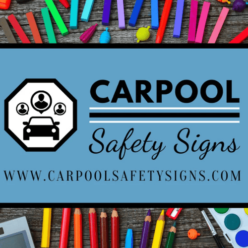 Custom Carpool Lane Signs for School Pickup & Car Rider Signs – Moore ...